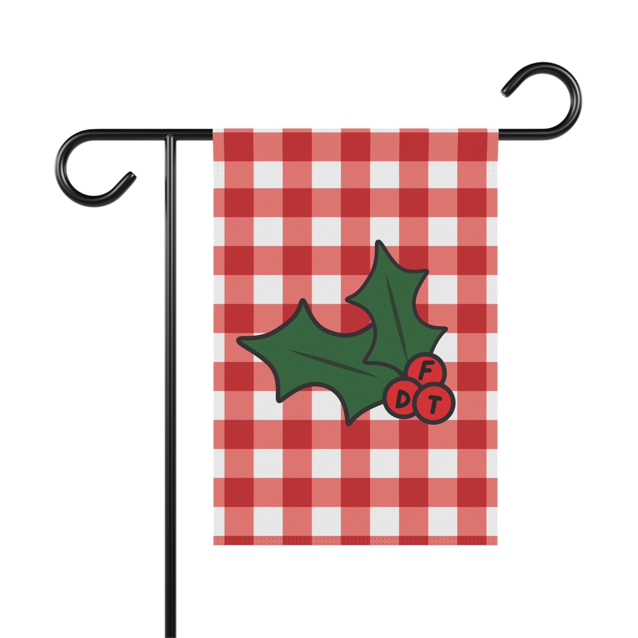 Subtle FDT Christmas Holly Garden Flag – Grateful Thread Co.