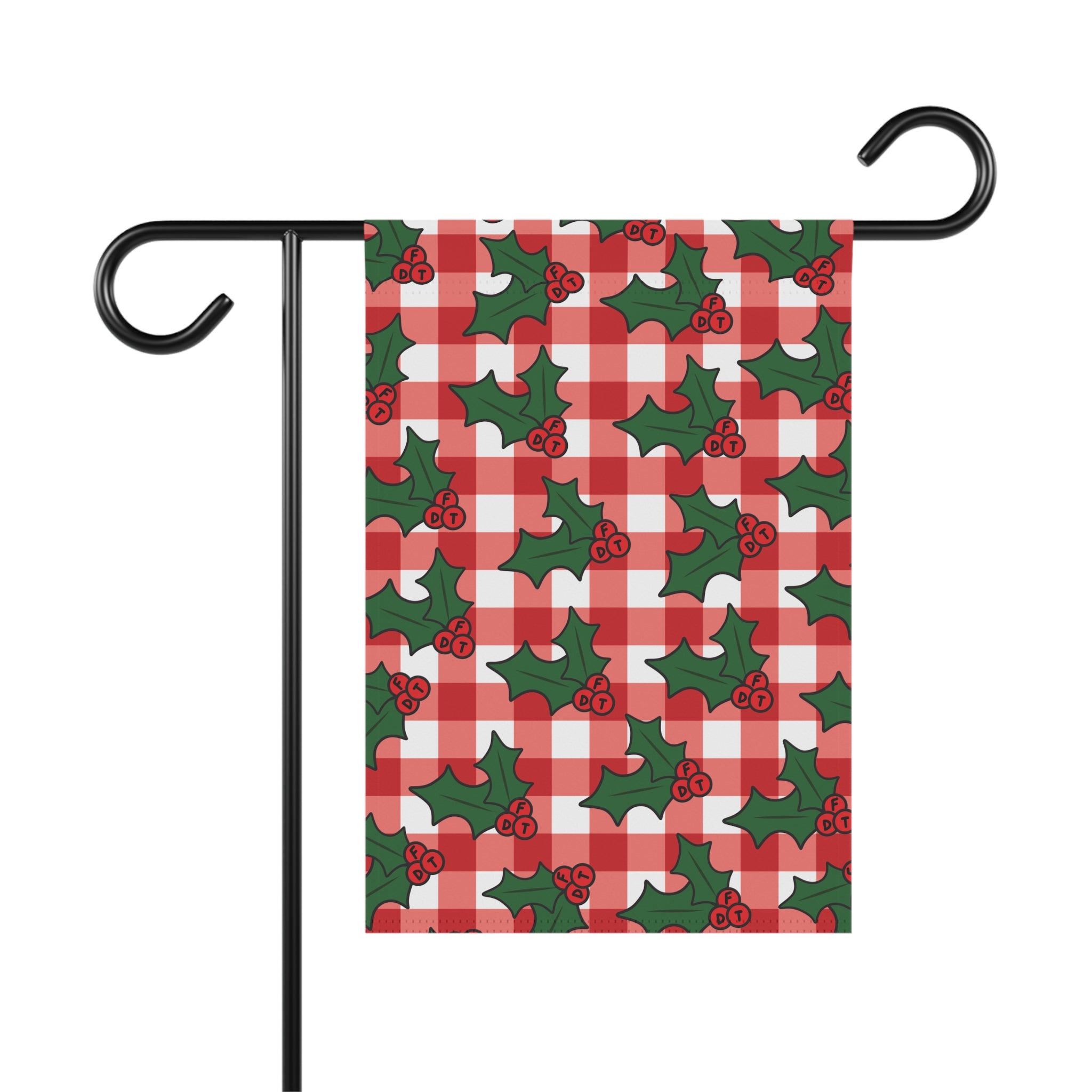 Subtle FDT Christmas Holly Garden Flag – Grateful Thread Co.